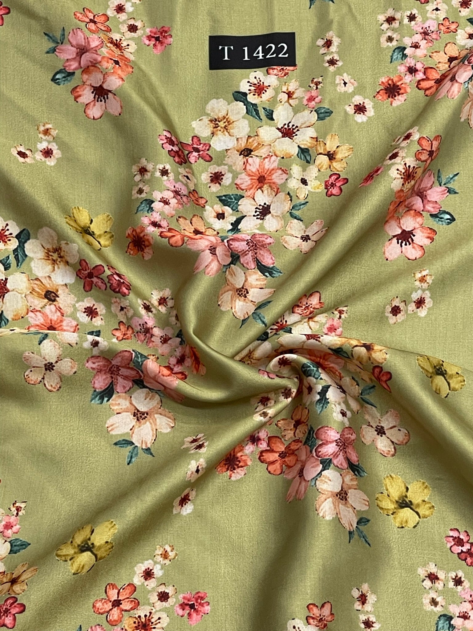 Modal Satin Sabyasachi Floral Print – The Wardrobe Fabrics