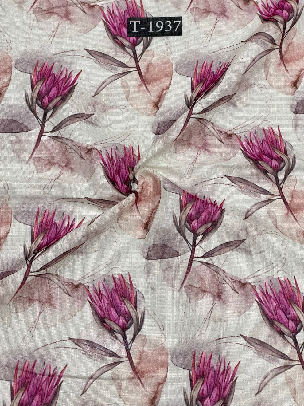 Linen FLORAL PRINT – The Wardrobe Fabrics