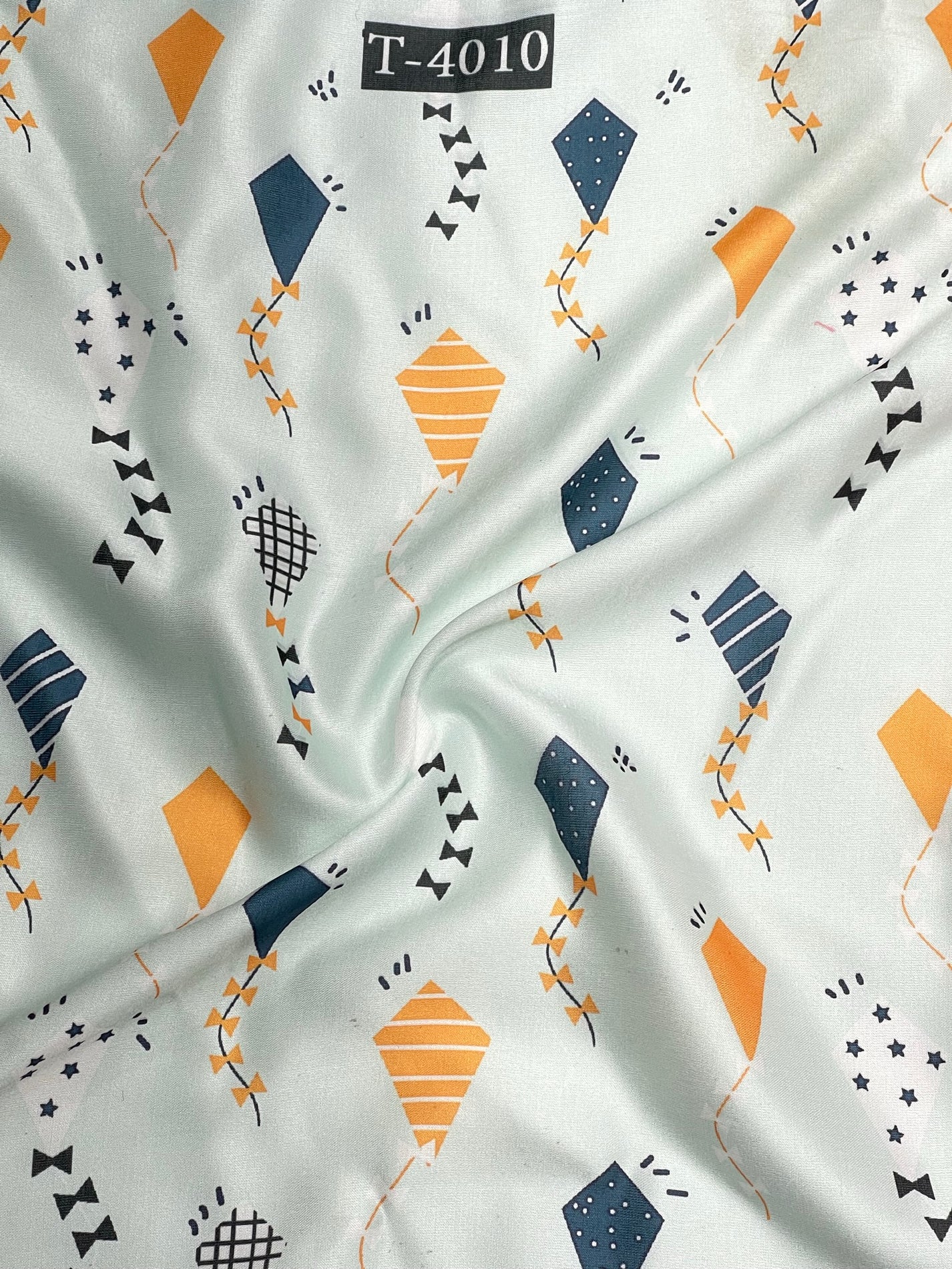 KITE PRINTS ON SATIN – The Wardrobe Fabrics