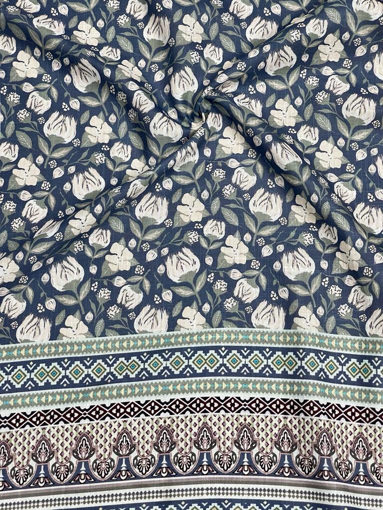 LINEN BORDER DESIGN – The Wardrobe Fabrics