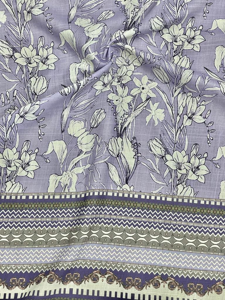 LINEN BORDER DESIGN – The Wardrobe Fabrics