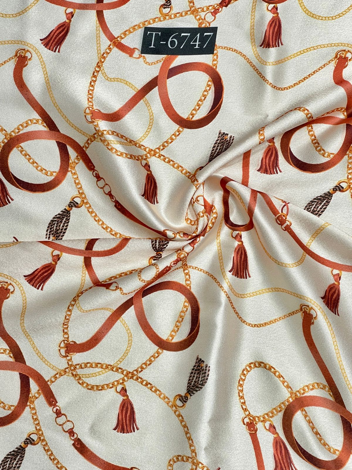 CHAIN PRINTS ON JAPAN SATIN – The Wardrobe Fabrics