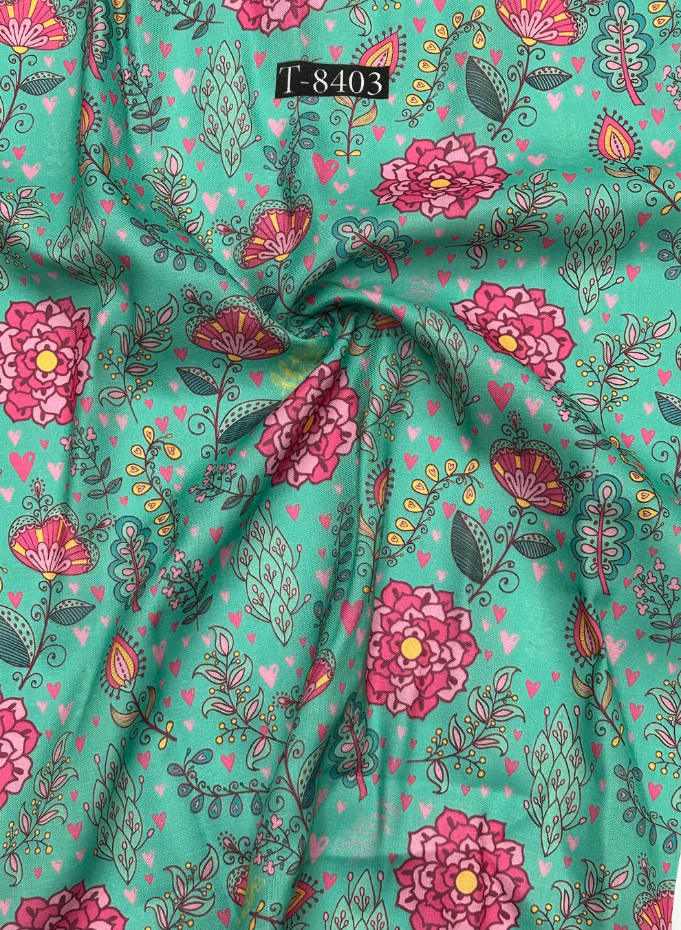 Floral Swiss Linen – The Wardrobe Fabrics